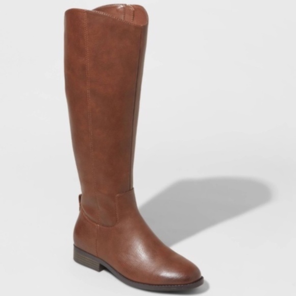 Universal Thread | Shoes | Womens Brisa Wide Calf Faux Leather Riding ...